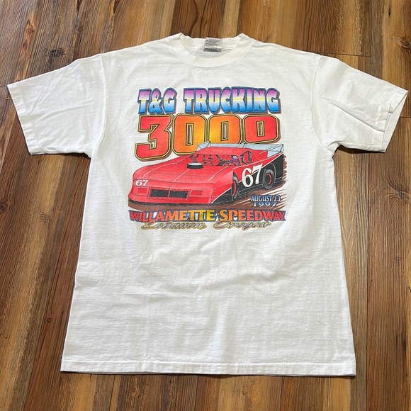 Vintage | Shirts | 997 Willamette Speedway Shirt Large Single Stitch ...